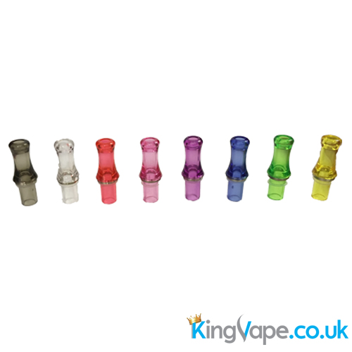Screw fit translucent colour drip tip (by www.kingvape.co.uk) at just £0.25